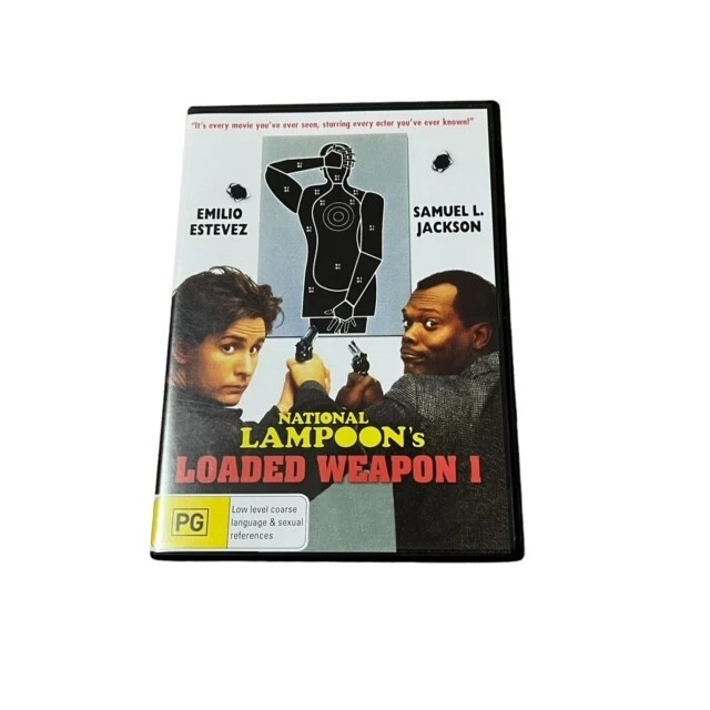NATIONAL LAMPOON'S LOADED Weapon 1 DVD Emilio Estevez Samuel L Jackson ...