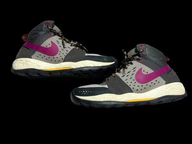 NIKE ACG AIR Alder Mid Hiking Trail Frame Boots 599660-060 Men’s Size 9 ...