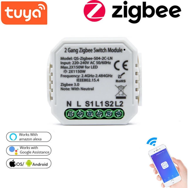 Tuya Zigbee 3 0 Module De Commutation De Relais Wifi Smart App