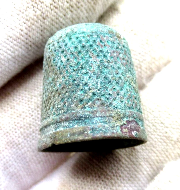 A2 ANCIENT BRONZE Decorated Thimble. Probably Medieval Era £0.99 ...