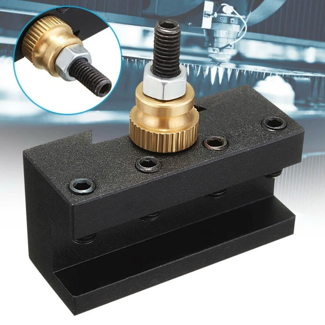 ADJUSTING NUT MANUAL Tool Turning Tool Holder Mini Lathe Cylindrical 1/ ...