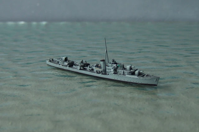 BRITISH O-P CLASS Destroyer by Neptun S 1:1250 Waterline Ship Model £32 ...
