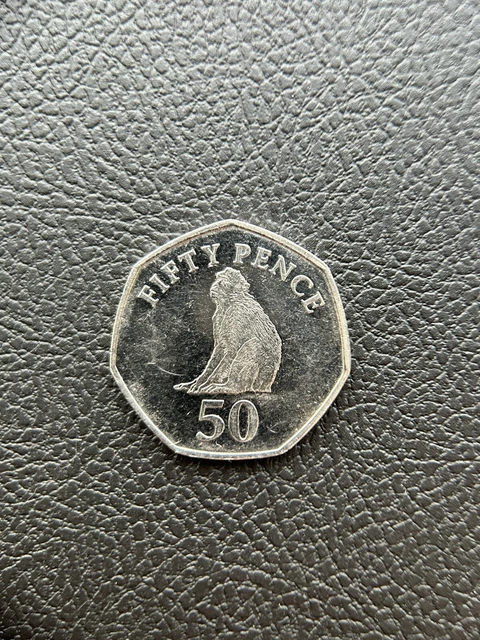 2016 GIBRALTAR 50P coin Fifty Pence Macaque Monkey £2.99 - PicClick UK