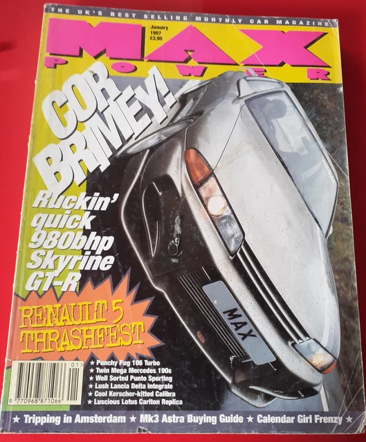 MAX POWER MAGAZINE January 1997. £6.99 - PicClick UK