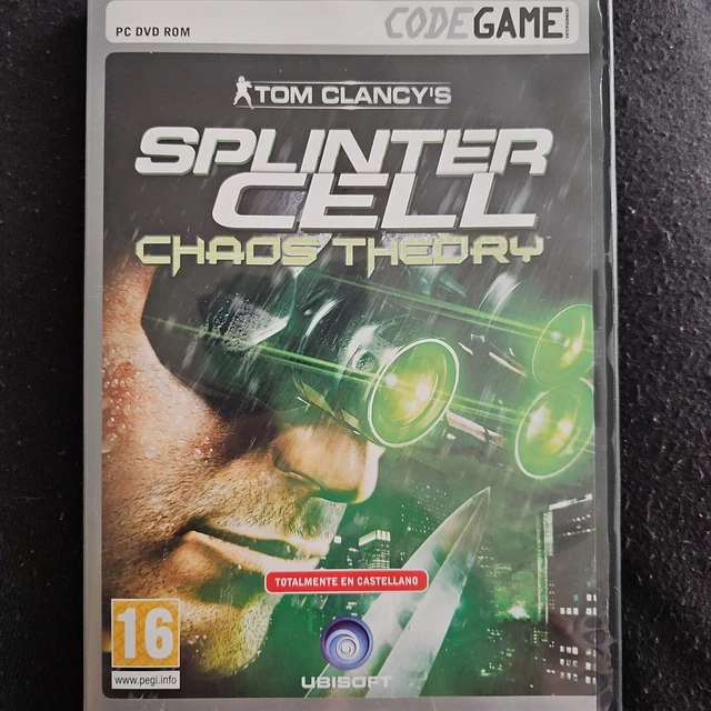 TOM CLANCY'S SPLINTER Cell Chaos Theory DVD PC Game 2005 Spanish Import ...
