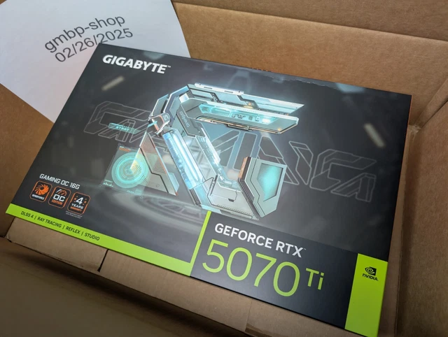 GIGABYTE NVIDIA GEFORCE RTX 5070 Ti GAMING OC 16G GDDR7 - EN MANO LISTO ...