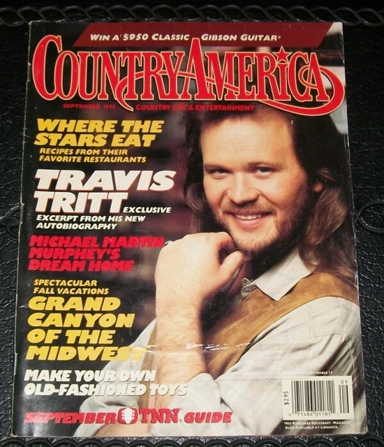 COUNTRY AMERICA MAGAZINE TRAVIS TRITT September 1994 Michael Martin ...
