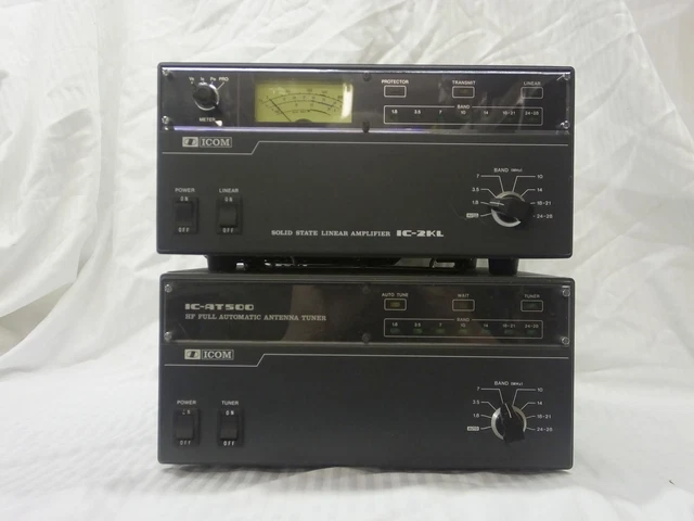 ICOM IC-2KL LINEAR, ICOM IC-AT500 ATU and suitable Power Supply £616.00 ...