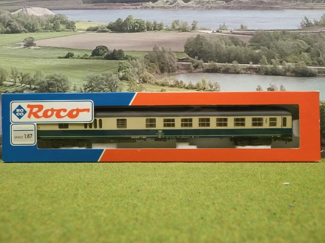 ROCO 44449 H0 vagone scompartimento 2 cl con vano bagagli in IMBALLO ...