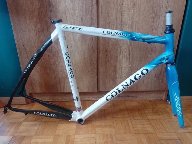 COLNAGO JET FRAME Italy Milram Pettacchi Cycling Vintage Alu Carbon £ ...