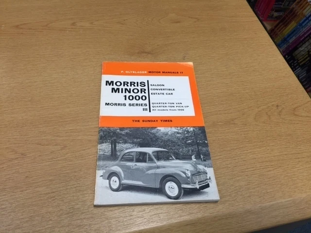 MORRIS MINOR 1000 & Morris Series III Manual EUR 11,82 - PicClick DE