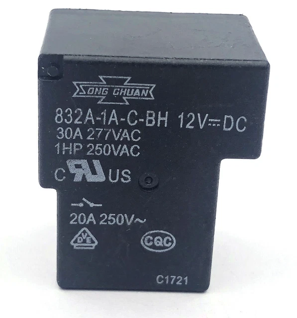 1PC SONG CHUAN 832A-1A-C-BH 5VDC 12VDC 24VDC Automotive Relay 4Pins 30A ...