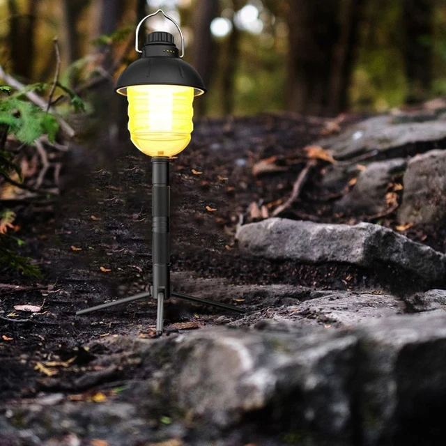 ADJUSTABLE TRIPOD PORTABLE Outdoor Light Stand with Stakes Camera ...