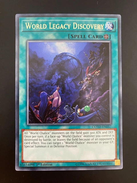 YUGIOH WORLD LEGACY Discovery COTD-EN057 1st Edition MINT $2.99 ...