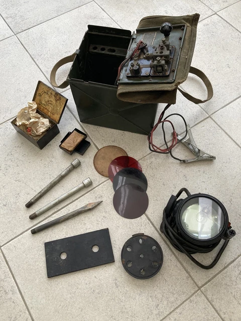 WW2 BRITISH ARMY Morse Code Signalling Lamp Daylight Short Range ...