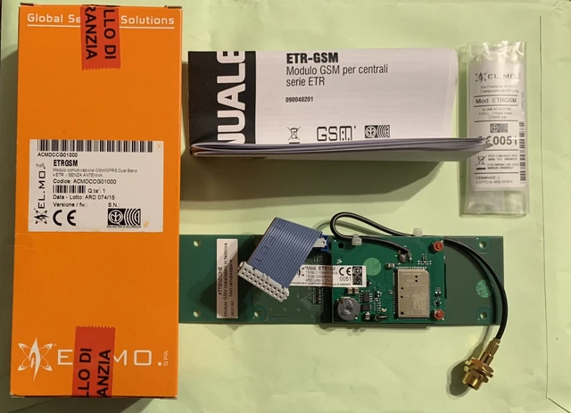 MODULO GSM EL.MO. ETRGSM Centrali Allarme Antifurto EUR 199,00 ...
