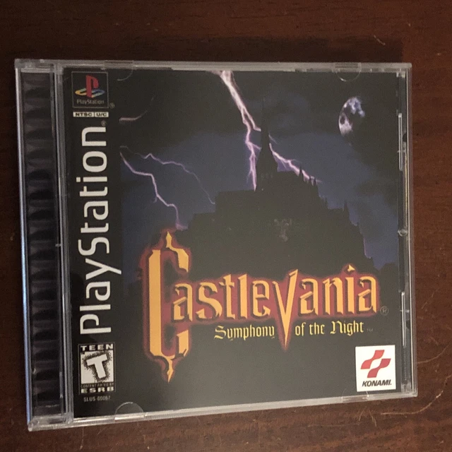 CASTLEVANIA SYMPHONY OF the Night Playstation PS1 PSX Disc schöne Repro ...
