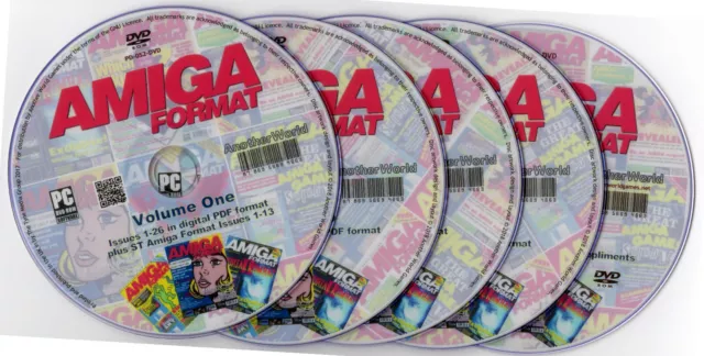 AMIGA FORMAT MAGAZINE Full Collection on Disk+Specials+ST Bonus (A500 ...