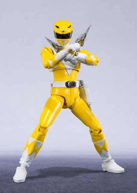 YELLOW POWER RANGER Shodo SUPER Kyoryu Sentai ZyuRanger Trini Figure ...