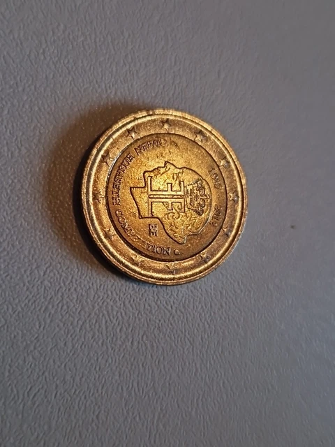 2 Euro Munze Queen Elisabeth Fehlpragung
