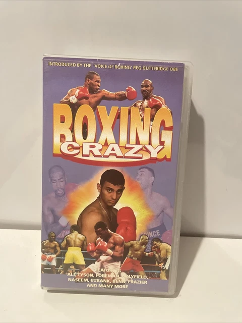 BOXING CRAZY VHS Video Featuring Ali Tyson Foreman Holyfield Naseem ...