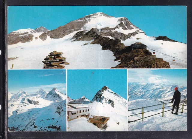 CARTOLINA VALSESIA ALAGNA Funivia Monte Rosa Punta Indren VEDUTINE ...
