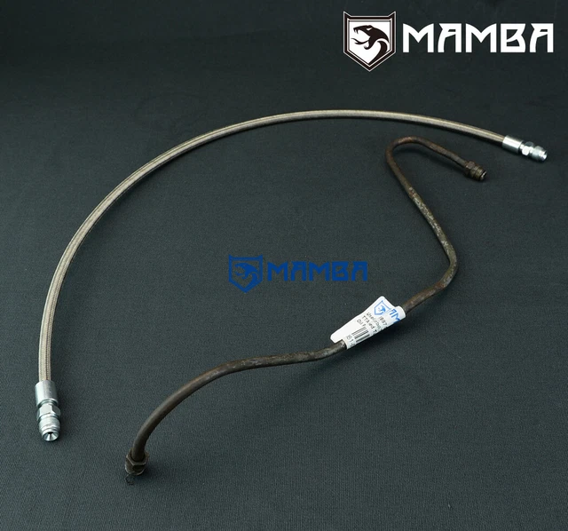 MAMBA TURBO OIL Feed Line 89~ Pontiac Firebird Tran-AM 3.8L V6 OHV ...