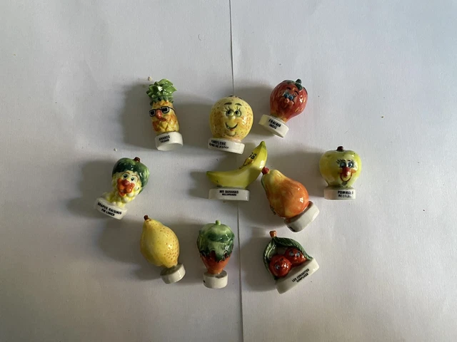 SERIE COMPLETE FÈVES Fruits Humoristiques EUR 4,00 - PicClick FR