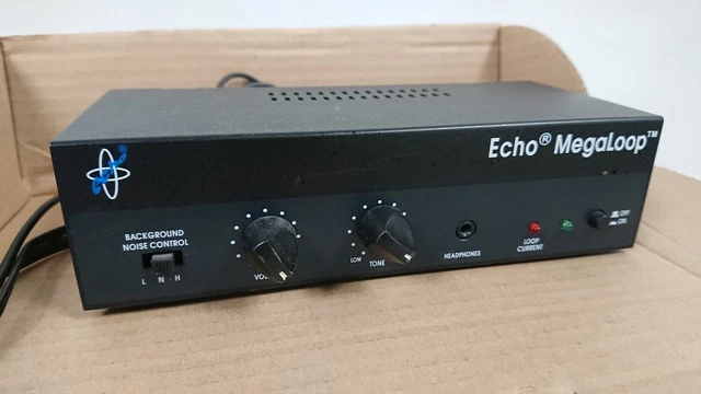 ECHO MEGALOOP INDUCTION Loop Amplifier, Hearing Loop System Boxed #303 ...