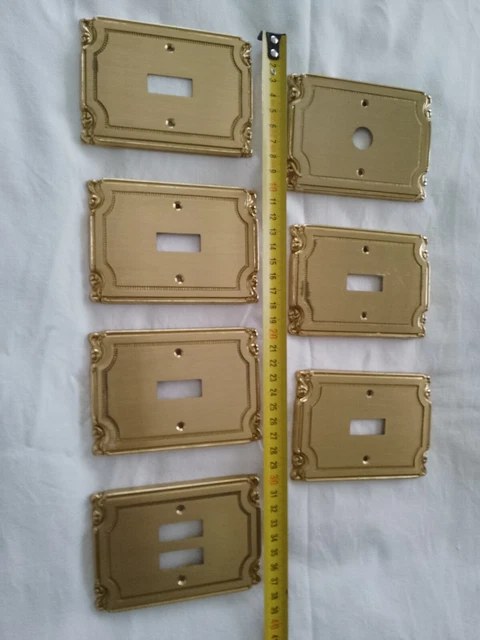 PLAQUES MURALES EN laiton vintage EUR 40,00 - PicClick FR