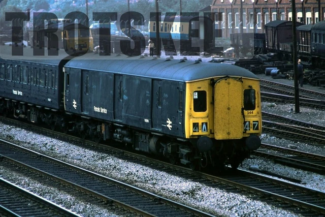35MM SLIDE BR British Railways Parcels Service Carriage W55991 West ...