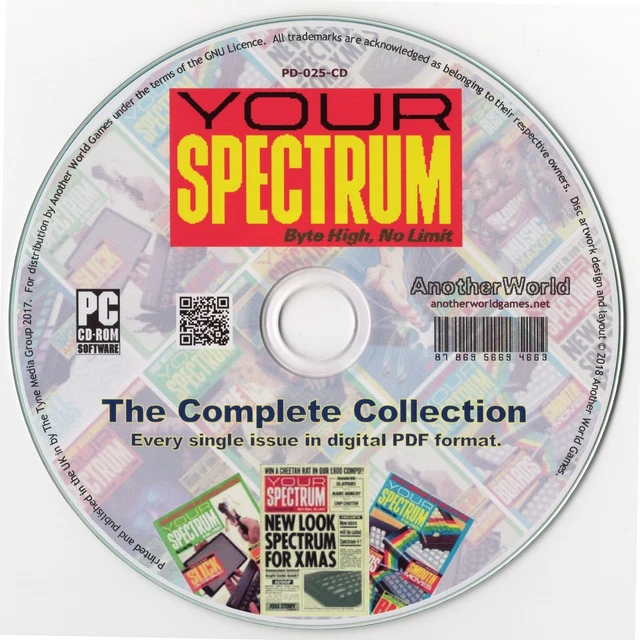 YOUR SPECTRUM MAGAZINE Collection on Disk - ALL 21 ISSUES! ZX Sinclair ...