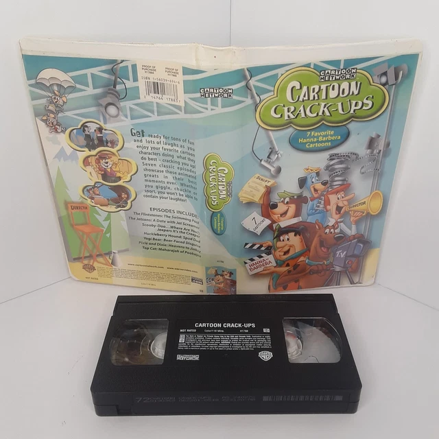 CARTOON NETWORK CRACK-UPS VHS Hanna-Barbera Scooby Doo Yogi Bear £11.12 ...