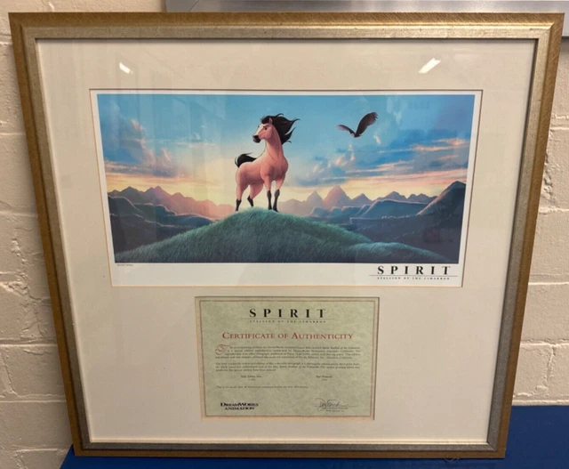 DREAMWORKS &SPIRIT: STALLION of the Cimarron" 3142/5400 COA Lithograph ...