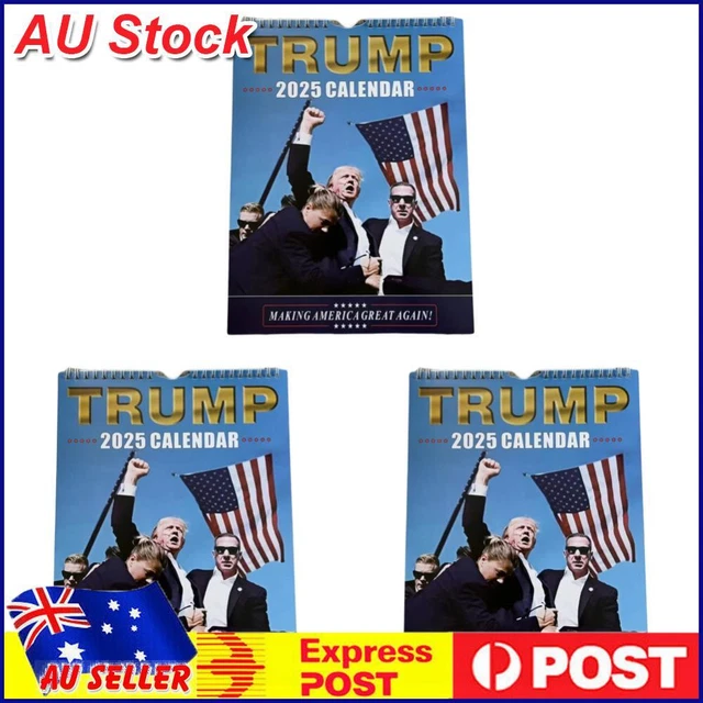 DONALD TRUMP 2025 Desk Calendar Trump 2025 Calendar Trump Shot Planning ...