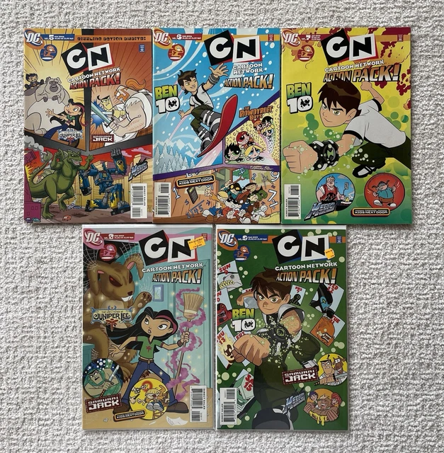 CARTOON NETWORK ACTION Pack #5 #6 #7 #8 #9 Lot 2007 Series Ben 10 ...