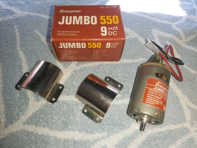 GRAUPNER JUMBO 550 9V Elektromotor RC Modellbau 1758 EUR 12,00 ...