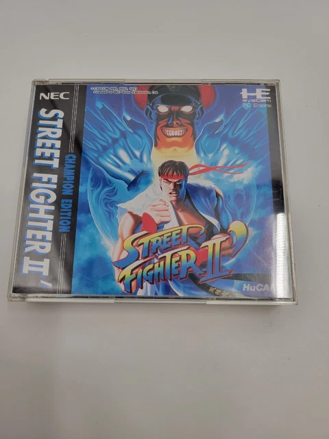 *TESTED* NEC PC Engine Street Fighter II 2 Dash champion edition PCE ...