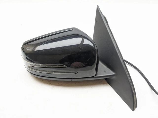 MERCEDES A CLASS Wing Mirror Power Folding Right Side In Black W176 Mk3 ...