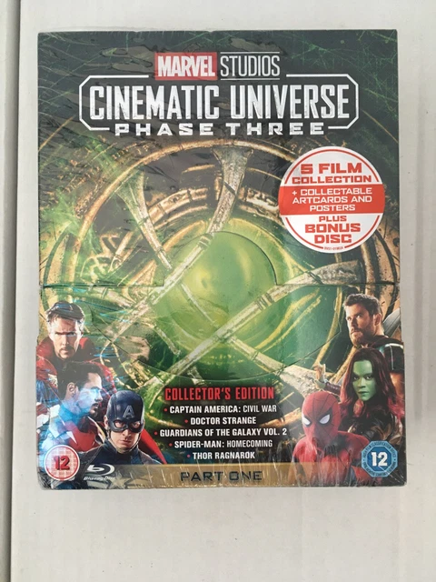 MARVEL CINEMATIC UNIVERSE Phase 3 Part 1 Box set (11 Discs) Blu-ray NEW & SEALED £126.72 ...