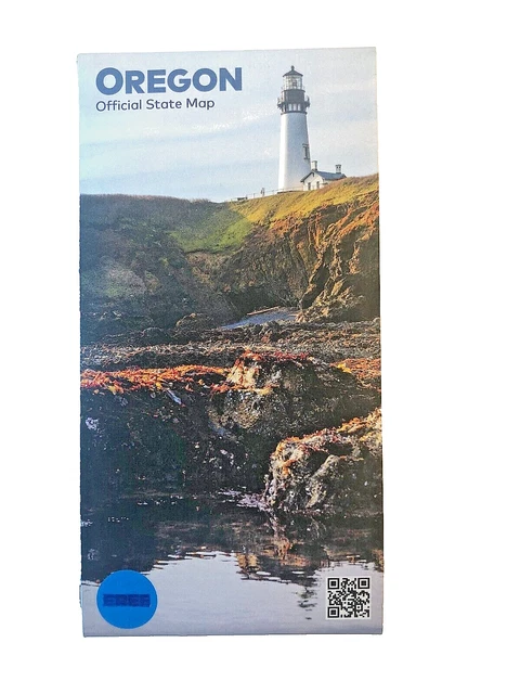 HWY ROAD MAP of Oregon, Official state map 2023-2024 NEW CONDITION FREE ...