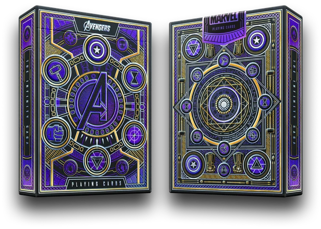 AVENGERS INFINITY SAGA Marvel Studios Theory11 Premium Playing Cards ...