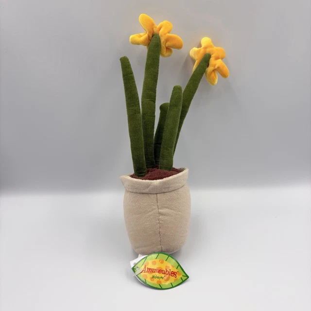 JELLYCAT RARE AND Retired Amuseables Daffodil New With Tags Genuine ...