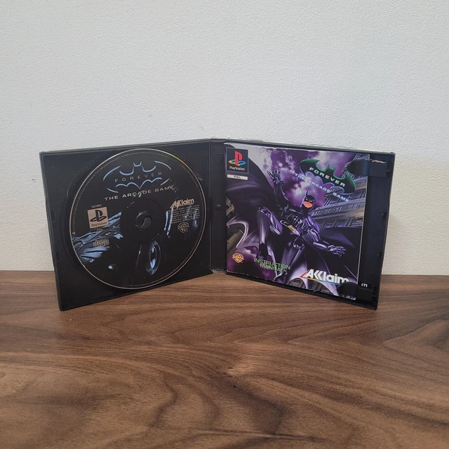 BATMAN FOREVER THE Arcade Game PS1 PlayStation 1 Complete PAL Ex Rental ...