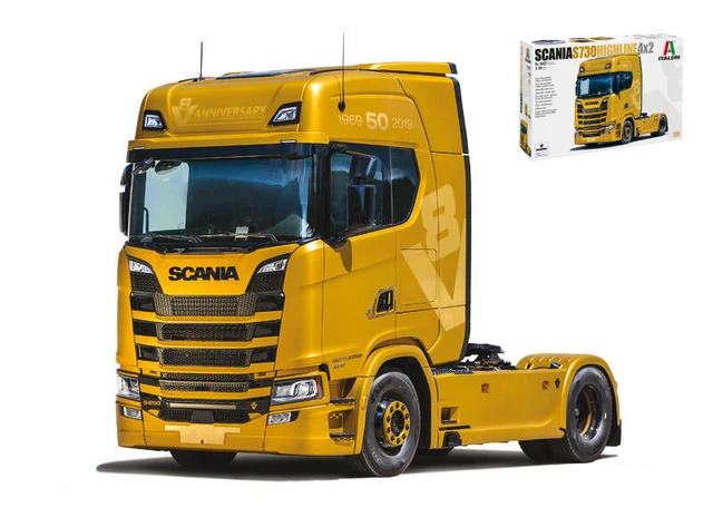 MODELLAUTO LKW MODEL kit bausatz Italeri Scania S730 Highline 4x2 Kit 1 ...