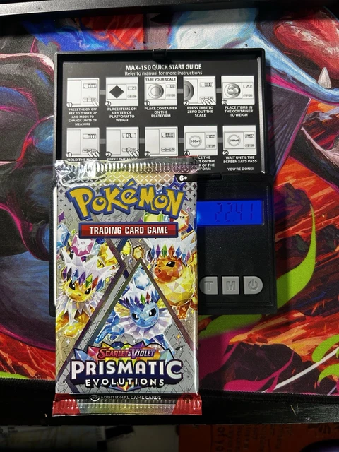 GOD PACK? 🔥22.41G🔥VERY HEAVY Prismatic Evolutions Pokemon Sealed ...