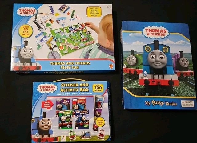 THOMAS & FRIENDS - My Busy Books - Felt Fun - Sticker & Activity Box ...