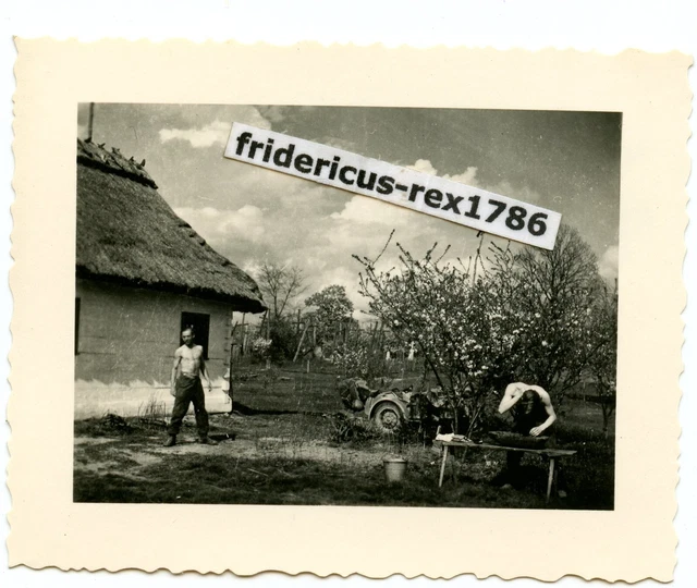 E45 FOTO GRENRGT503 Ostfront Gefechtsstand Zgorany Krad Melder Motorrad ...