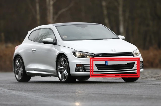 NEW GENUINE VW Scirocco R-Line 15-17 Front Bumper Centre Lower Grill ...