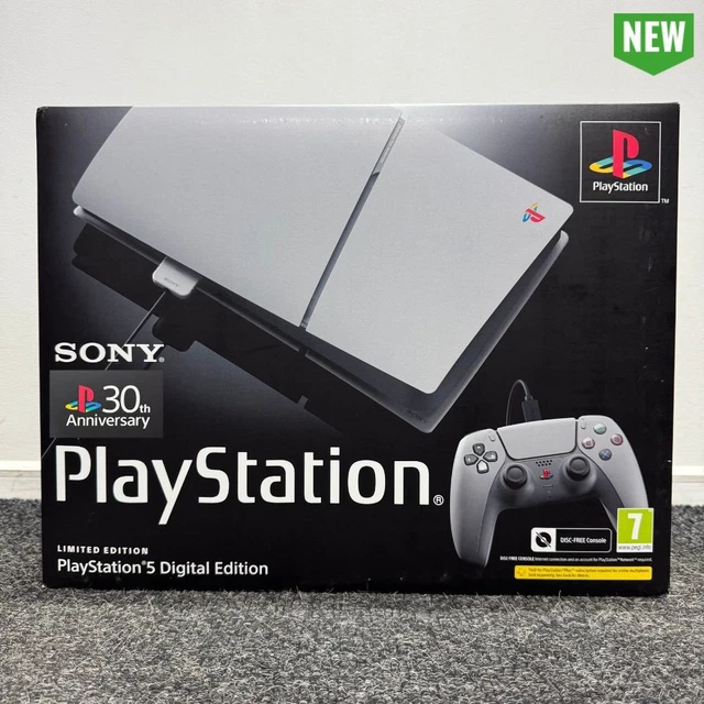 SONY PLAYSTATION PS5 Slim Digital Console 30th Anniversary Edition New ...